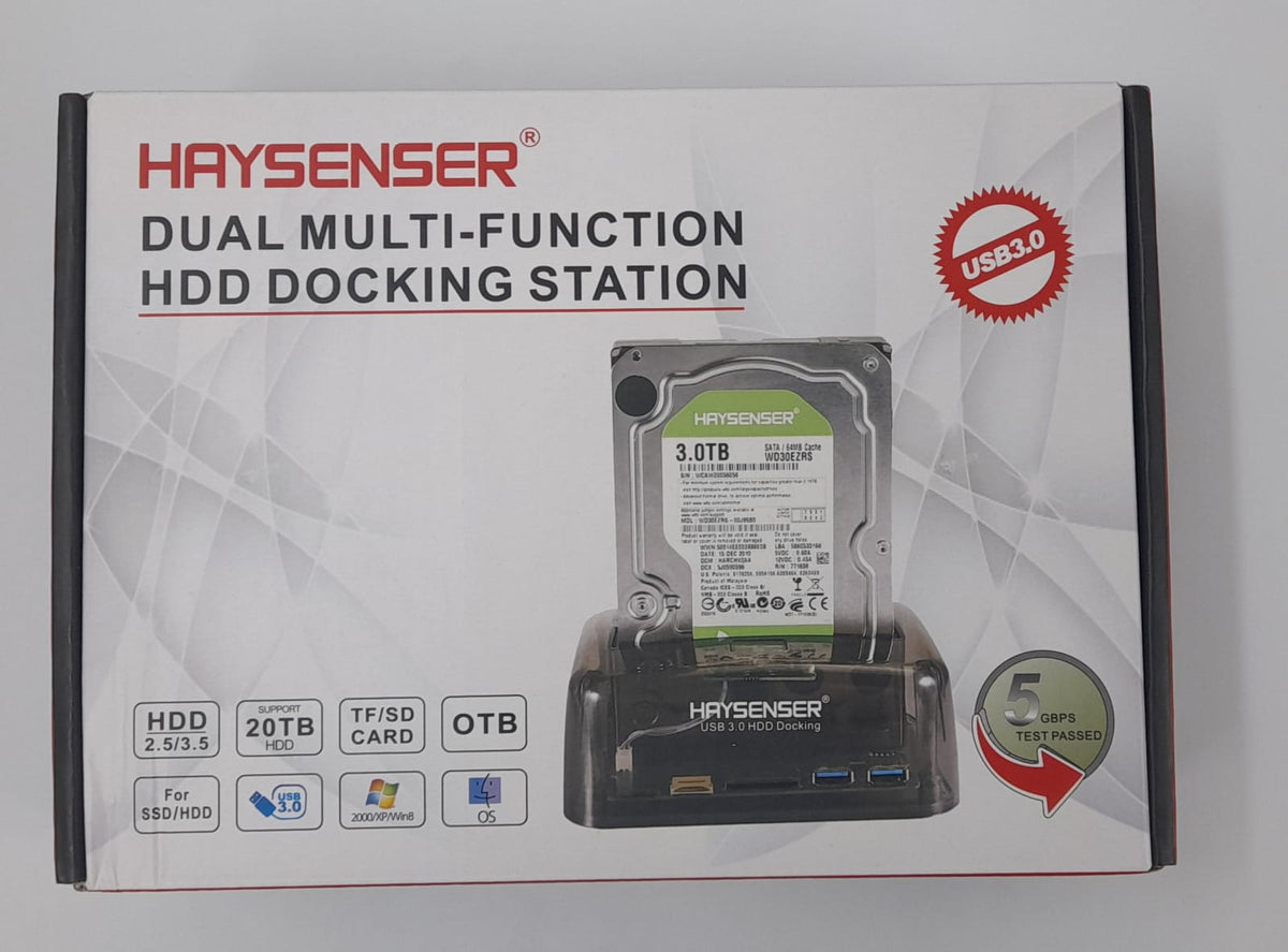 Haysener Dual Mulit-Function Hdd Docking Station
